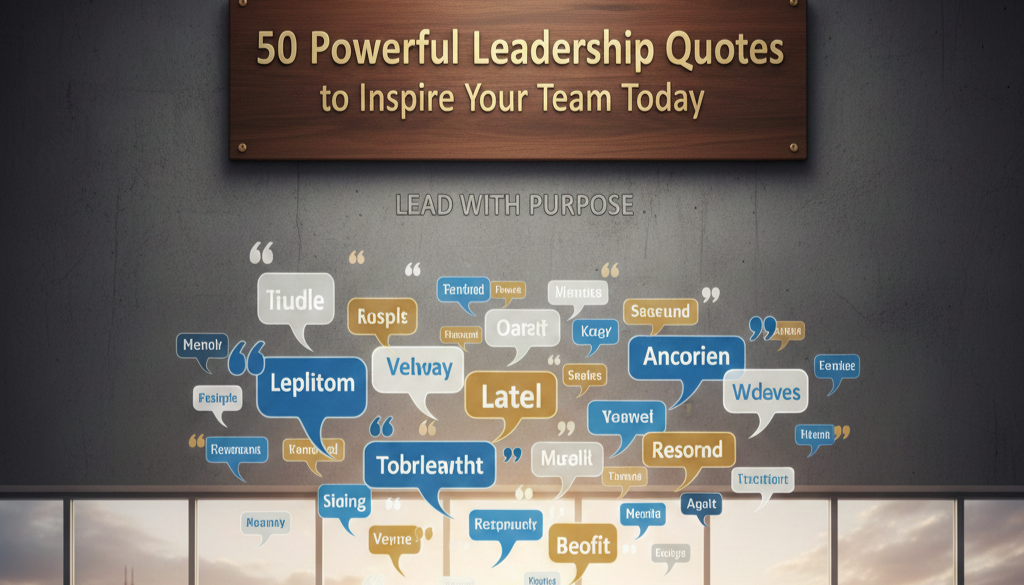50 Powerful Leadership Quotes to Inspire Your Team Today - Trending Canada